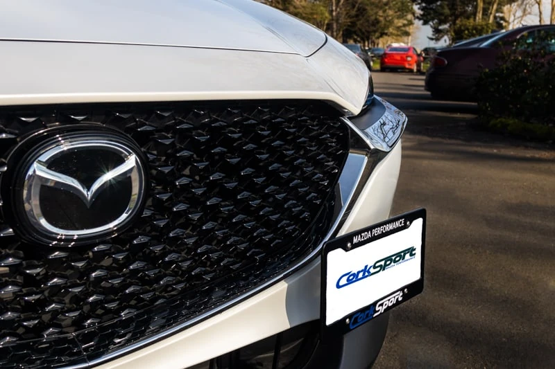 Mazda CX-30 License Plate Relocation